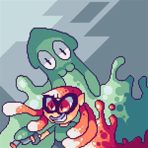 Pixilart Splatoon By Lavakitty