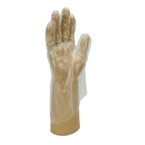Gd55 Shield Clear Embossed Polythene Disposable Glove Polyco Healthline