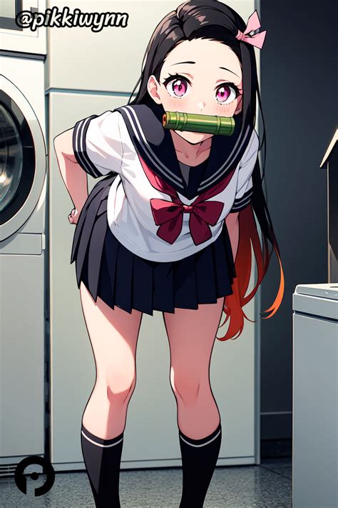 Safebooru Ai Generated Highres Kamado Nezuko Kimetsu No Yaiba Nezuko