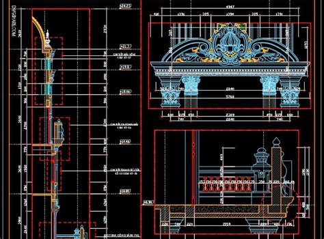 117 Classical Architectural Details Blocks Free Download
