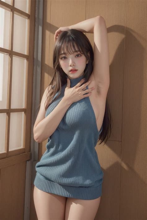 Aidadadak On Twitter Ai Girl Hairy Armpits Ai Aiイラスト Realistic