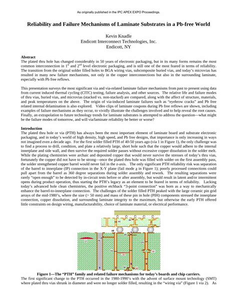 PDF Reliability Failure Mechanism Circuitinsight DOKUMEN TIPS
