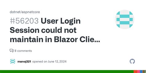 User Login Session Could Not Maintain In Blazor Client Server