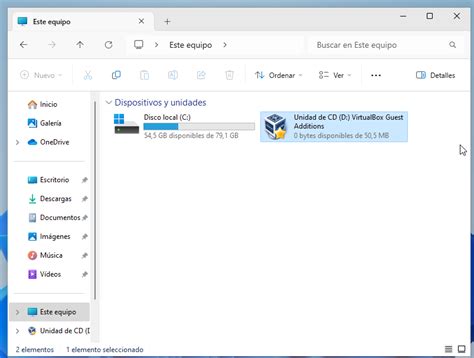 Instalar Guest Additions En Windows 11 VirtualBox