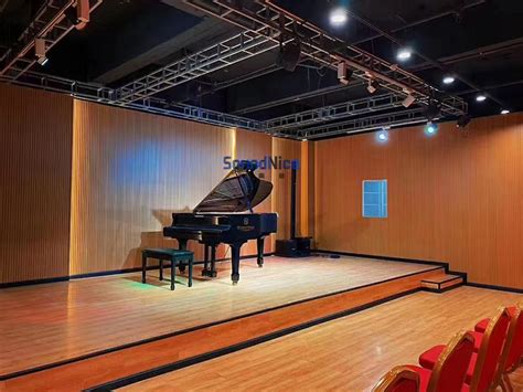 Music Classroom Installation Grooved Acoustic Panels