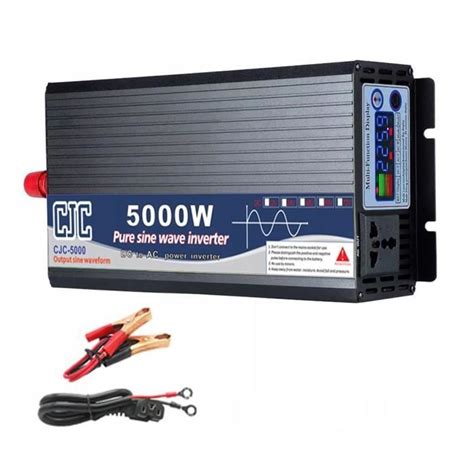 Onduleur à Onde Sinusoïdale Pure 48v à 220v 5000w Nominal 2200w Un