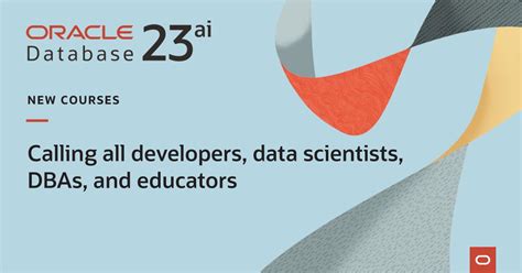 Oracle University On Linkedin See The New Oracle Database 23ai Courses