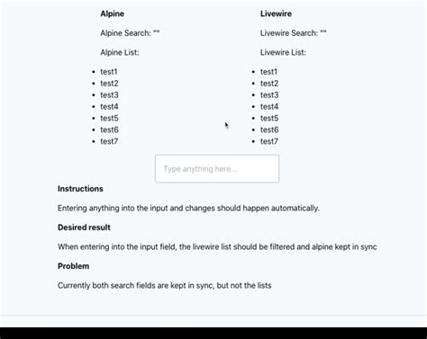 Entangle Not Syncing Correctly Issue 1893 Livewire Livewire GitHub