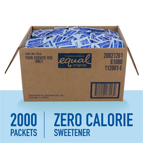Equal 0 Calorie Sweetener Sugar Substitute Zero Calorie Sugar Free