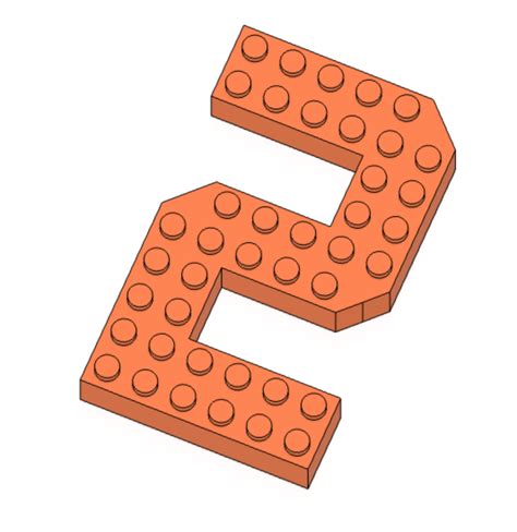 Colorful Brick Toys Font With Numbers Stock Illustration Stock 3406015
