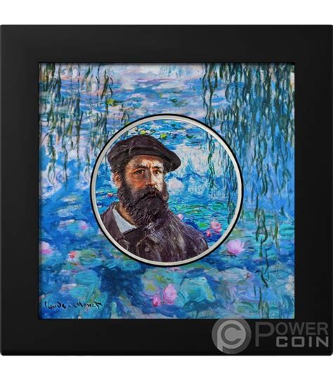 CLAUDE MONET Masters Of Art 2 Oz Moneta Argento 10 Cook Islands 2023