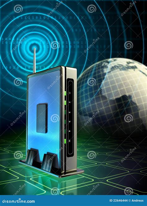 Wi Fi Wireless Router Internet Connection Wi Fi Router With Two Antennas Logo Design Vector