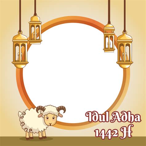 Template Twibbon Selamat Hari Raya Idul Adha 1442 H 2021 M SKETZHBOOK
