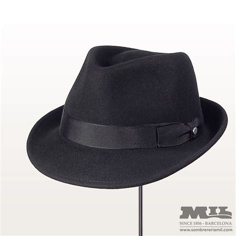 Crushable Hat With Medium Brim Folding For Winter Talla S Color Black