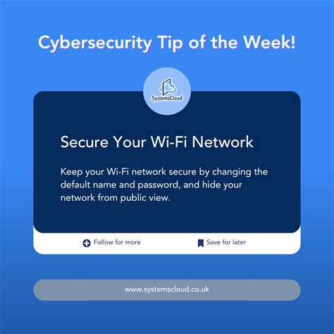 Systemscloud On Linkedin Securitytips Systemscloud Wifi