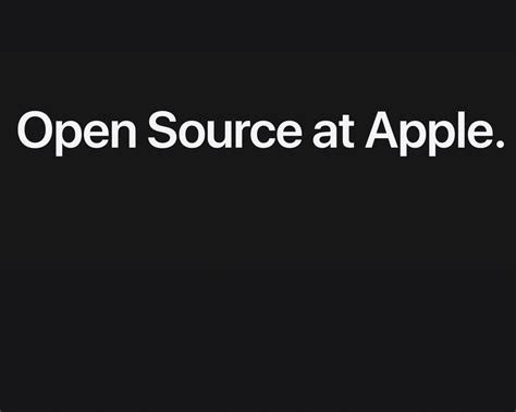 Apple Redesigns Its Open Source Developer Pages Apple Must