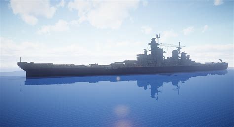 Uss Iowa Bb 61 American Ww2 Battleship Minecraft Map