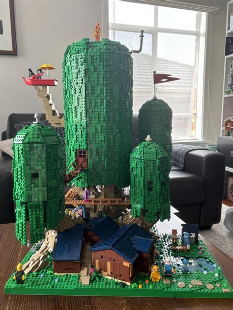Adventure Time Lego Treehouse I Made A Tree Fort From Adventure Time