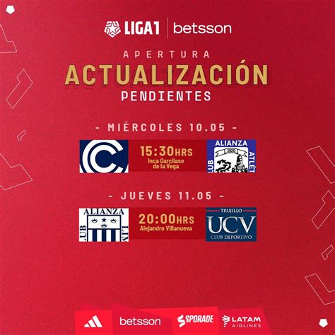 Alianza Lima Vs César Vallejo Nueva Fecha Hora Y Canal Del Partido