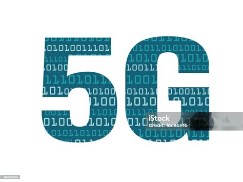 5g 및 바이너리 코드 흐름 번호 글로벌 네트워크 고속 혁신 연결 데이터 속도 기술 벡터 일러스트 0명에 대한 스톡 벡터 아트