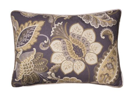 Better Homes And Gardens Paisley Floral Decorative Pillow Oblong 14 X