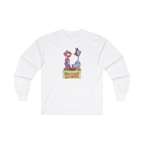Emergency Intercom Logo Unisex Ultra Cotton Long Sleeve Tee Etsy