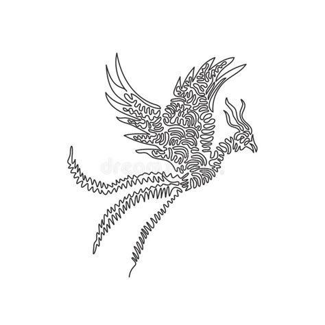 Continuous Line Drawing Phoenix Stock Illustrations 194 Continuous Line Drawing Phoenix Stock