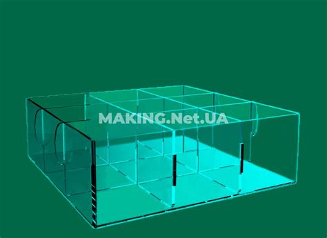 Купить Акриловый контейнер на 9 секций в интернет магазине Making.Net.UA