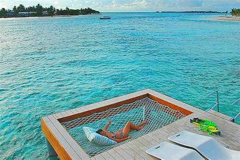 These Over The Water Dock Hammocks Are The Ultimate Place To Relax