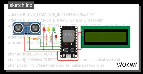 Esp32 Sensor Parkir Wokwi Esp32 Stm32 Arduino Simulator