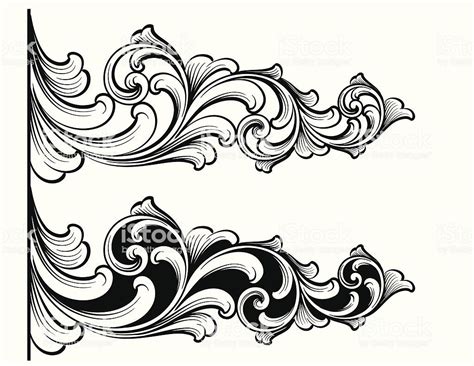 Scroll Engraving Template