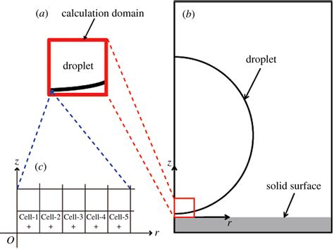 calculation domain the square shown in a is the computational domain