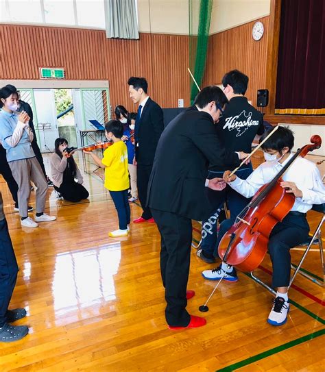 長崎omura室内合奏団 平島小中学校「島の音楽祭」②／ （続） コンサートの後は、