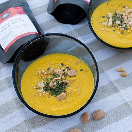 Soupe froide carottes coco et curcuma Recettes MesÉpices