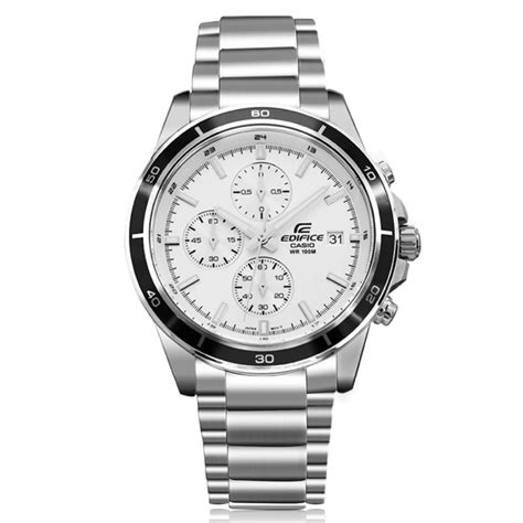 Zegarek M Ski Srebrny Casio Edifice Efr D Avuef Atm Bia A Tarcza Chronograf