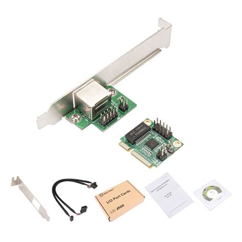 Adaptador De Red Gigabit 25 Gbase T 1 Puerto 2500mbps Mini Pcie 2