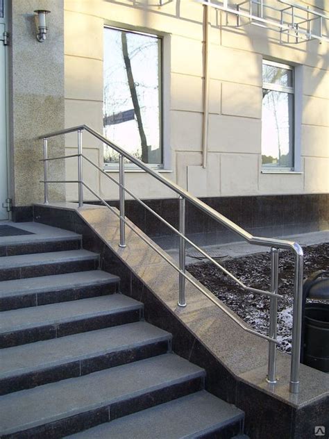 Перила из нержавейки для крыльца купить от 3 250 руб. в Екатеринбурге ...