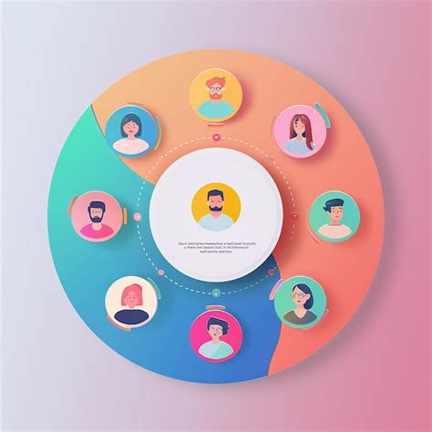 Ui Design Of Messenger Application Round Application Design Premium Ai Generated Image