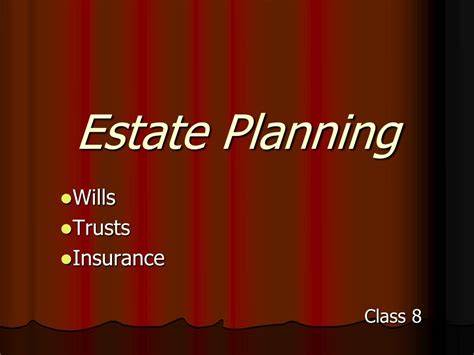 Ppt Estate Planning Powerpoint Presentation Free Download Id1156650
