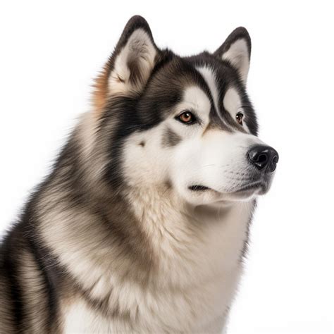 Premium Ai Image A Dog With Black And White Fur And Tan Stripes