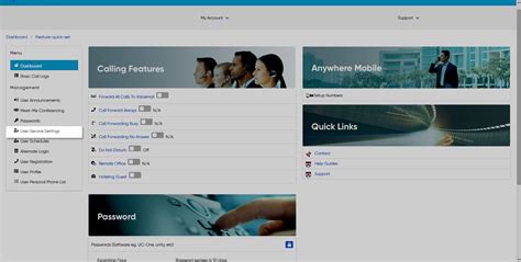 Service Features Intercept User