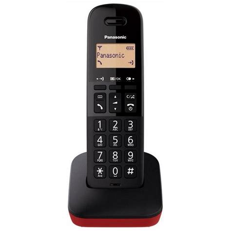 Panasonic KX TGB610 Teléfono Inalámbrico DECT Rojo PcComponentes