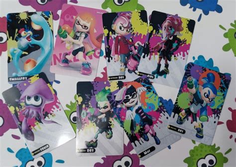 Splatoon Tarjetas Amiibos Full Set Cuotas Sin Inter S