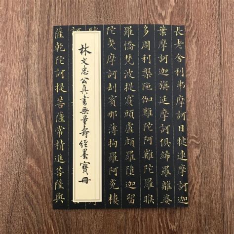 林則徐小楷無量壽經書法字帖林文忠公真書墨寶冊楷書抄經臨摹字帖 Yahoo奇摩拍賣