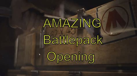 Battlefield 1 Battlepack Opening Youtube