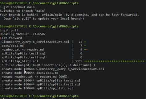 Basic Git For DBAs Making Changes In GitHub SQLServerCentral