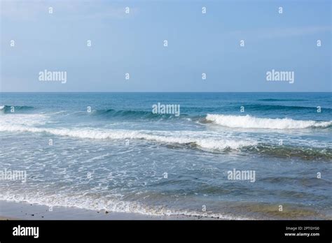 Sea Wave Splash Over The Beach Stock Photo Alamy