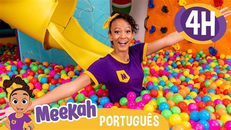 Meekah Pulando Muito Olá Meekah Amigos do Blippi Brasil 4 HORAS