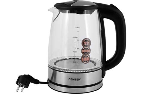 Стеклянный чайник Centek Sydney 1.7л CT-0058 - выгодная цена, отзывы ...