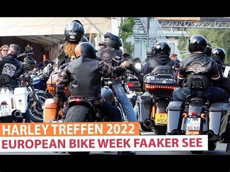 Harley Davidson Treffen 2022 Faaker See European Bike Week
